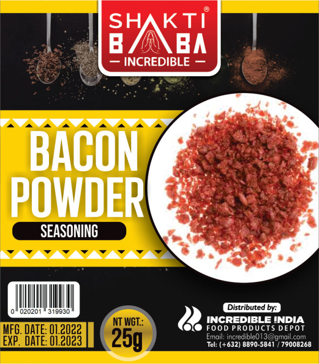 Shakti Baba Bacon powder ( Seasoning) 25g | Lazada PH