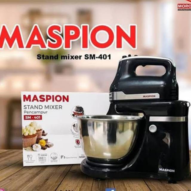 STAND MIXER MASPION SM 401 1 KARTON ISI 4 BUAH | Lazada Indonesia
