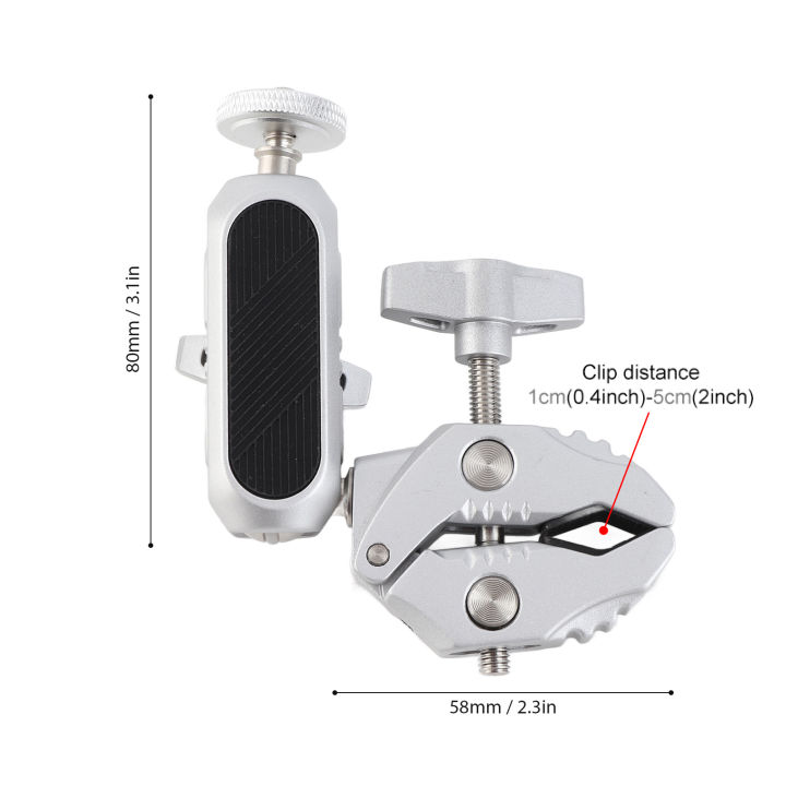 Aluminum Alloy Action Camera Bike Mount Camera Mounts Clamp Mount ...