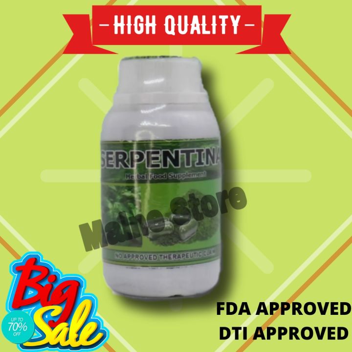SERPENTINA HERBAL CAPSULE (100 CAPSULE) | Lazada PH