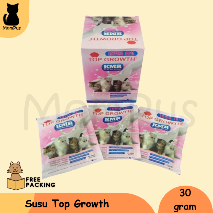 Susu KUCING Top Growth Replacer Milk KITTEN Baby Cat Bayi Kucing 30gr ...