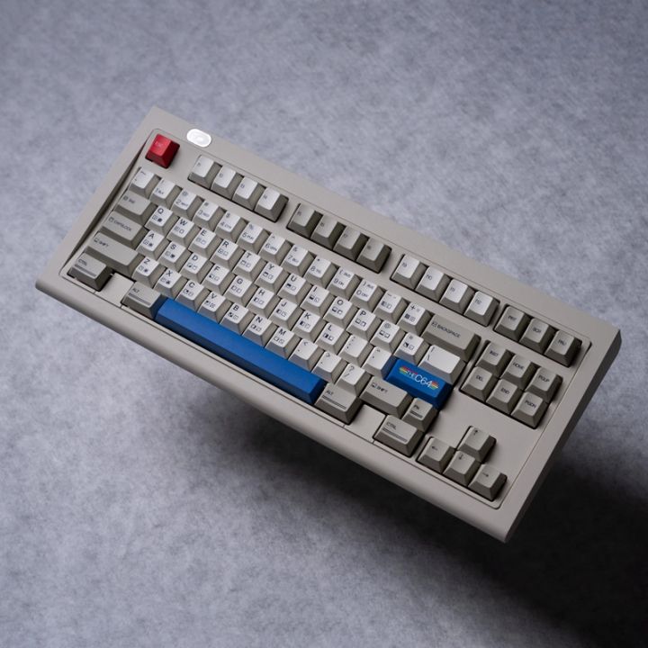 【Keycap Only】Retro Gery C64 keycap Set Minimalist programmer Key cap ...