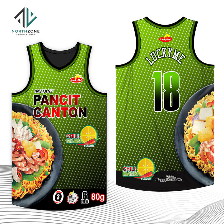 NORTHZONE Pancit Canton Full Sublimated Basketball Jersey, Jersey For ...