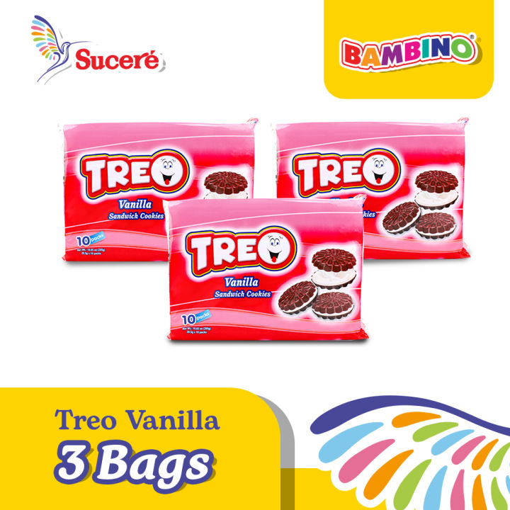 Treo Vanilla Sandwich Cookies Pack of 3 | Lazada PH