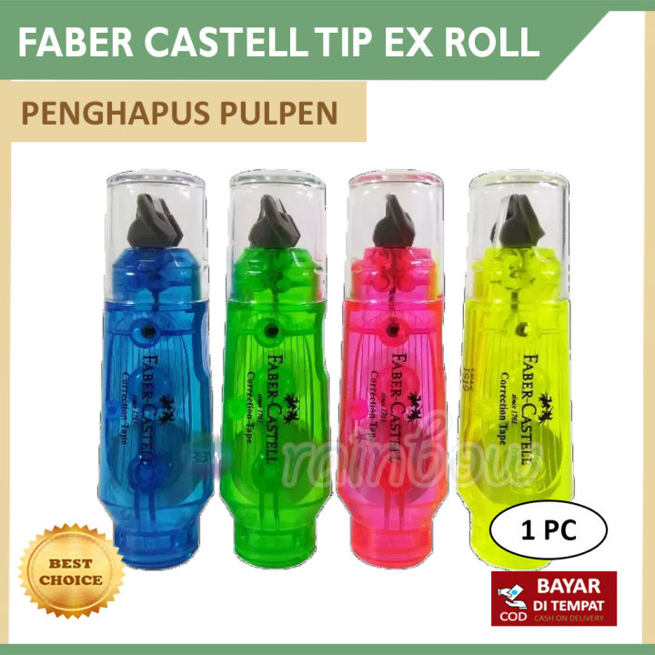 Faber Castell Roll Correction Tape Pen Tip Ex Faber Castell Kertas Roll Tipe X kertas Penghapus ...
