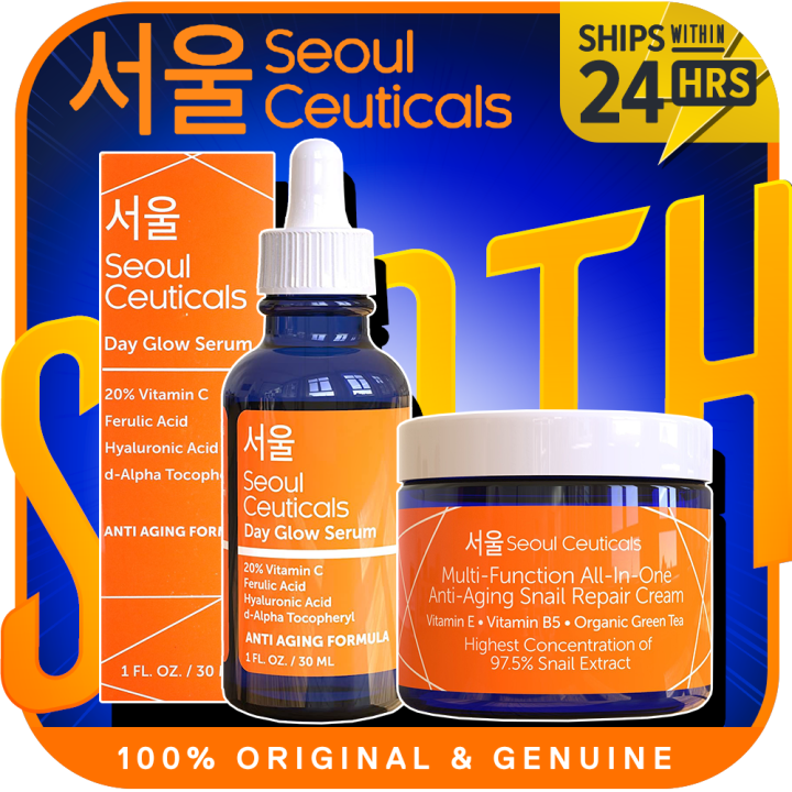SeoulCeuticals Day Glow Serum | SeoulCeuticals Korean Skin Care Snail ...