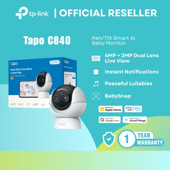 TP-Link Tapo C840 | 4MP+2MP Dual Lens / AI Baby Cry Detection ...