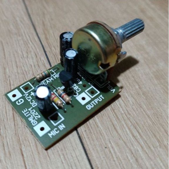 KIT PreAmp MIC 1 Transistor + potensio Towa Toa microphone | Lazada ...