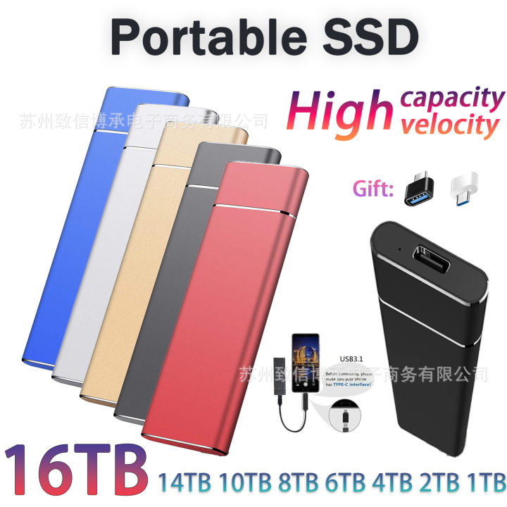 Xiaomi Portable 1TB 2TB SSD 4TB 10TB External Hard Drive Type-C USB 3.1 ...