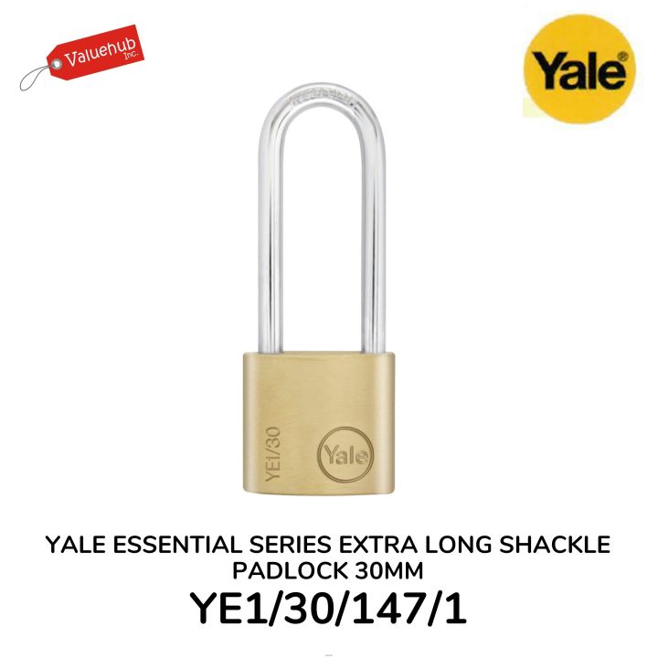 Yale YE1 Essential Series Extra Long Shackle Padlock | Lazada PH