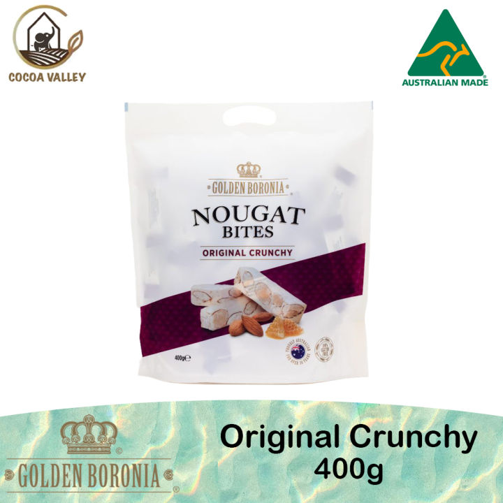 GB Nougat Bites Original Crunchy 400g | Lazada