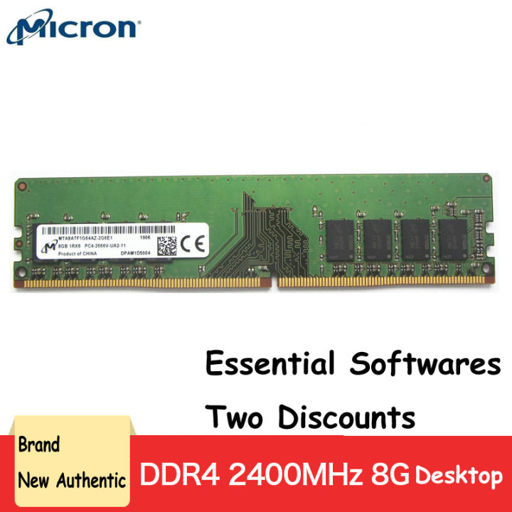 Micron RAM DDR4 4GB 8GB 2133MHZ 2400MHZ 2666MHZ 3200MHZ Dimm Desktop ...