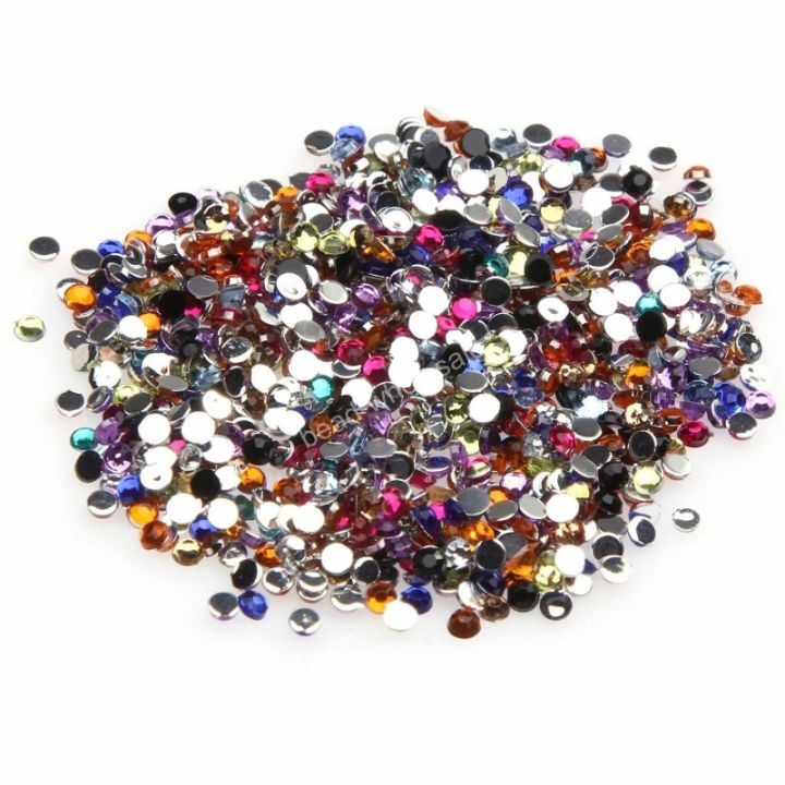 [Cutewomen2020] 2000pcs Sparkling Resin Rhinestone Flatback Crystal 2mm ...