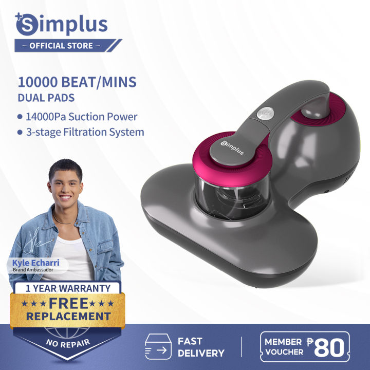 Simplus Dust Mite Vacuum Cleaner Mite Removal Anti-Mite for Bed Sofa ...