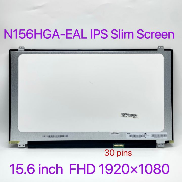 N156HGA-EAL 15.6 Inch IPS Laptop LCD Screen 94% NTSC Matte LED Display ...