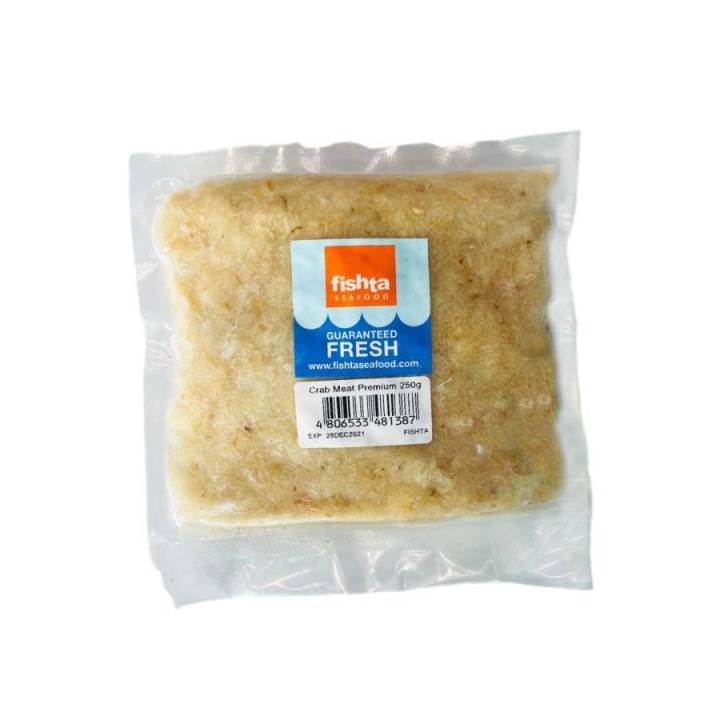 Frozen Premium White Crab Meat (250g) by Fishta | Lazada PH