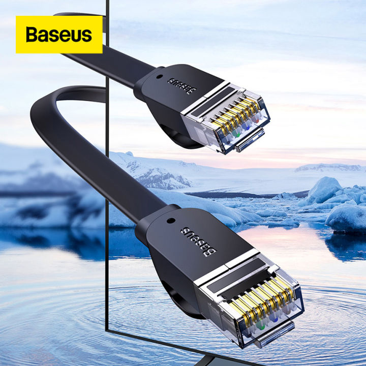 Baseus Ethernet Cable RJ45 Cat6 Cat7 for Router Modem Internet Network Lan Cord for Laptops PS 4 ...