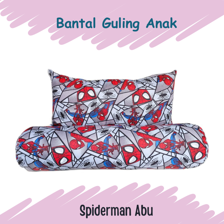 Bantal Guling Anak Motif Spiderman Bantal Tidur Untuk Balita | Lazada ...