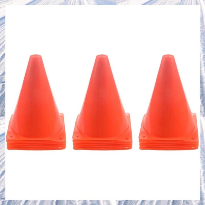7-Inch Plastic Traffic Cones (18-Pack) Multi-Purpose Cone Physical ...
