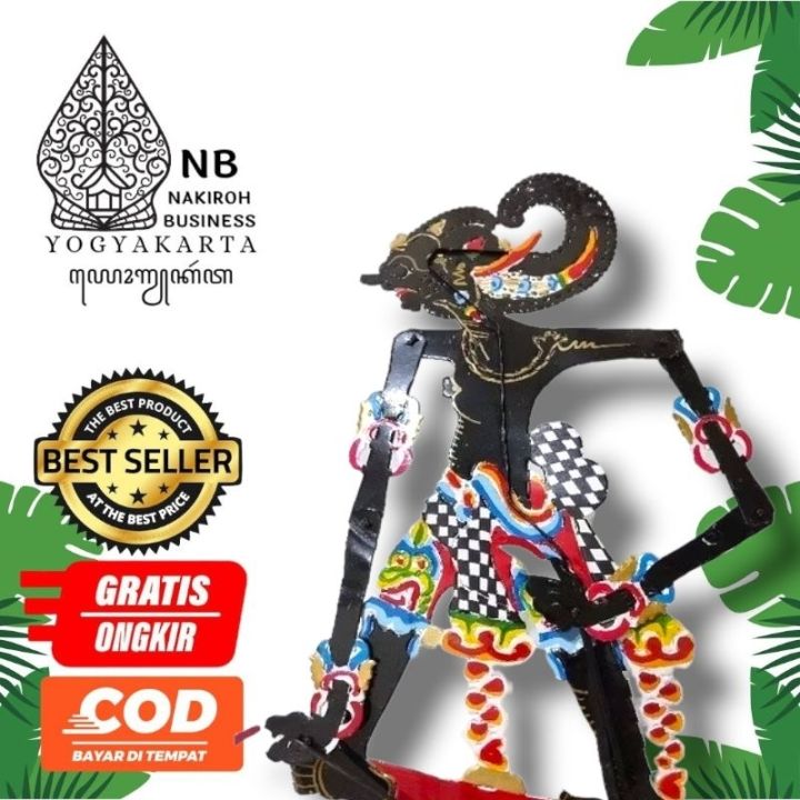 wayang kulit bahan kulit asli karakter bima | Lazada Indonesia