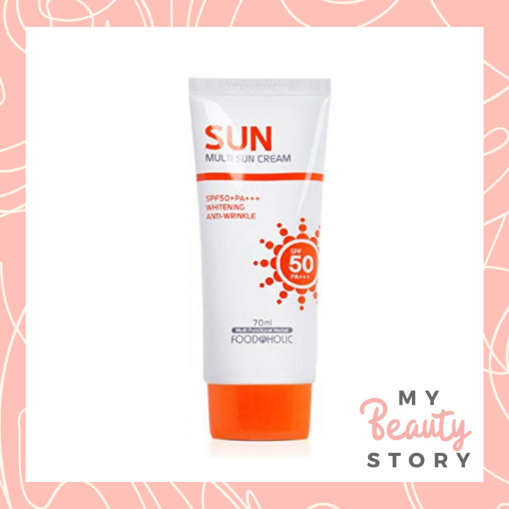 Foodaholic Multi Sun Cream SPF50+ PA+++ 70ml | Lazada PH