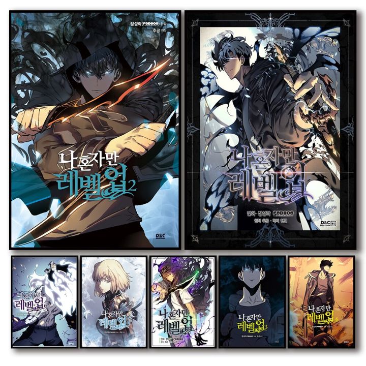 Korea Pop Anime Manga Solo Leveling Home Room Decoration Nordic Prints ...
