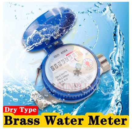 Heavy Duty Brass Water Meter Dry Type (Submeter) / Sub meter Anti ...