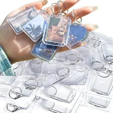 🔥Blank Acrylic Picture Keychain Acrylic Photo Frame Keychain Photo ...