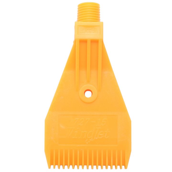 1/4BSP Male Thread ABS Single Hole Air Blow Off Flat Jet Nozzle Yellow ...