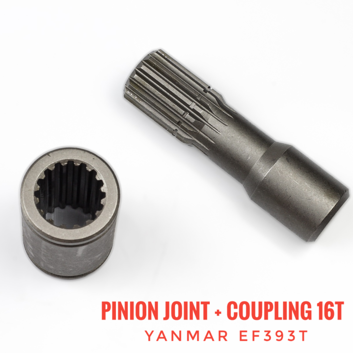 PINION JOINT + COUPLING 16T YANMAR EF393T EF393 CRR Made in Thailand ...
