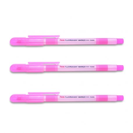 Pentel S513/S515 Fluorescent Highlighter Marker Pink | Lazada PH