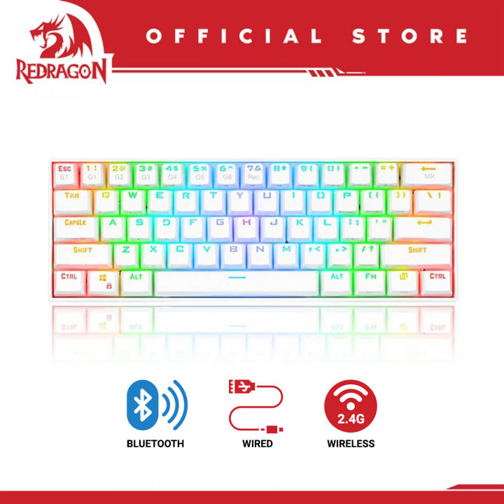Redragon Draconic Pro K530 RGB Support Bluetooth 5.0 wireless 2.4G USB ...