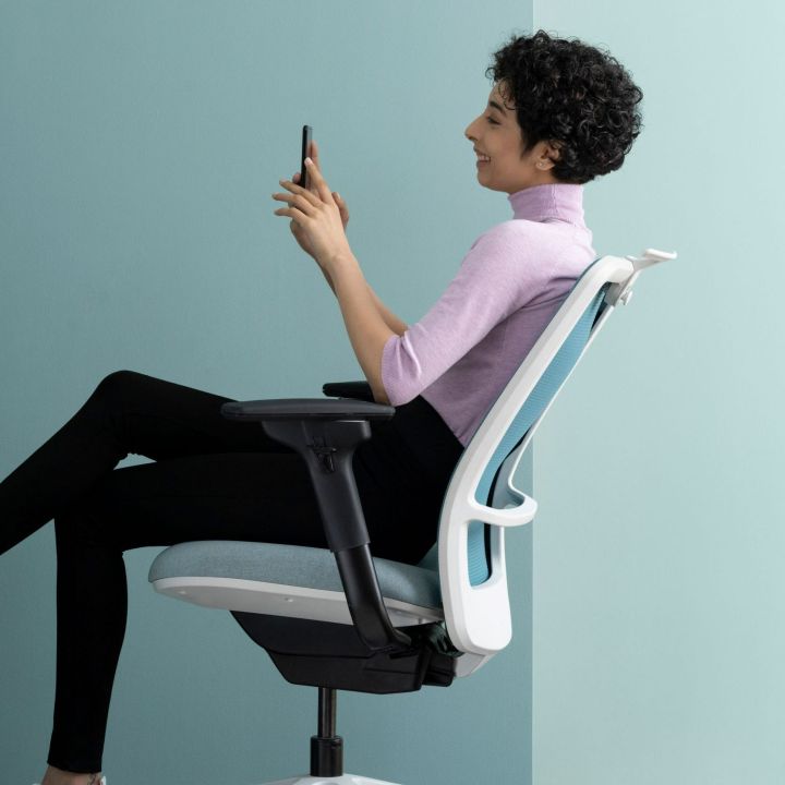 Steelcase Personality Plus Ergonomic Office Chair (With Headrest) - 12 ...