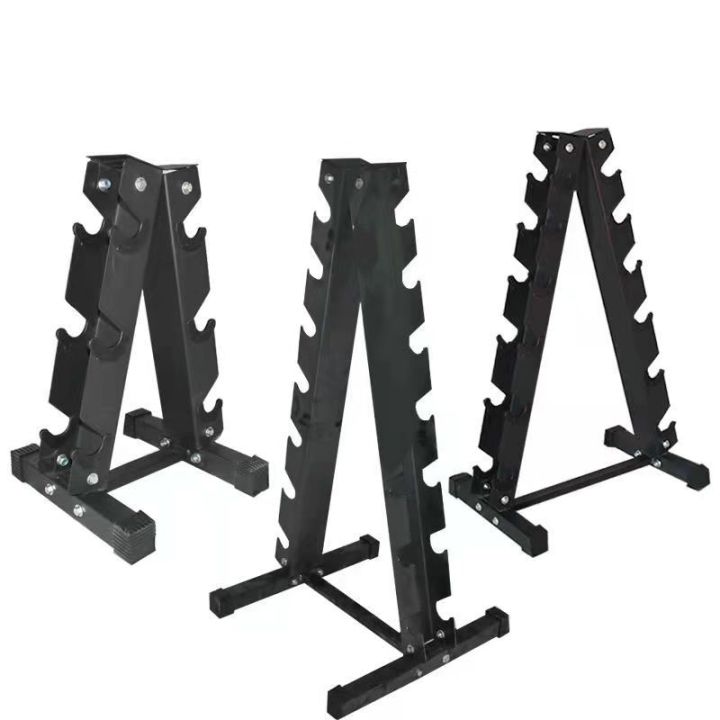 🇸🇬 Ready Stock "A" Frame Dumbbell Rack Vertical Dumbbell Storage 3 sets ...