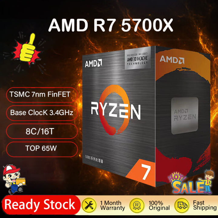 【Ready Stock】 Eliauk New AMD Ryzen 7 5800X /RYZEN 5000 CPU /Ryzen 9 ...