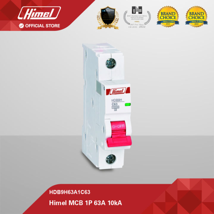 Himel MCB 1P 63A 10kA - HDB9H63A1C63 | Lazada Indonesia