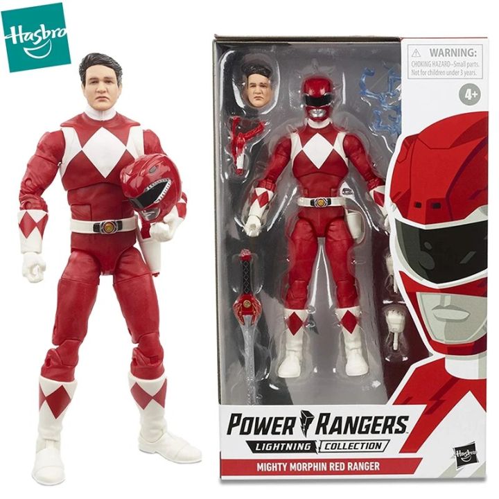 Hasbro Power Rangers Lightning Collection Mighty Morphin Red Ranger ...