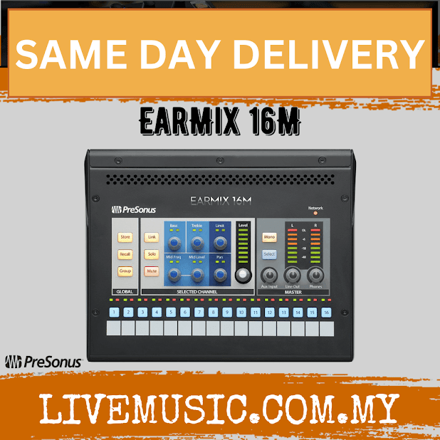 PreSonus EarMix 16M AVB Personal Monitor Mixer | Lazada PreSonus EarMix 16M AVB Personal Monitor Mixer | Lazada
