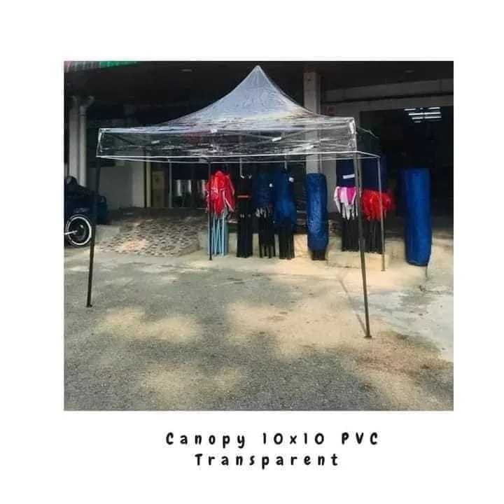 KHEMAH TRANSPARENT/JERNIH 10ftX10ft/3MX3M | Lazada