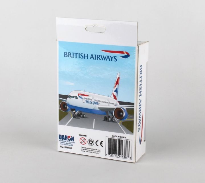 Daron Toy Airplane – British Airways – Die-Cast Metal Model Airplane ...