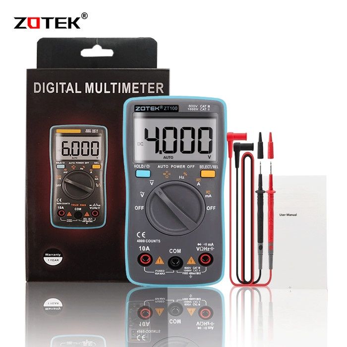 AVOMETER DIGITAL ZOTEK ZT100 / MULTITESTER DIGITAL ZOTEK ZT 100 MINI ...