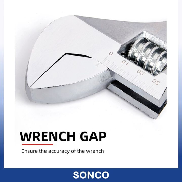6'' / 8'' / 10'' / 12'' / 15'' Adjustable Wrench Spanner Spanar HIDUP ...
