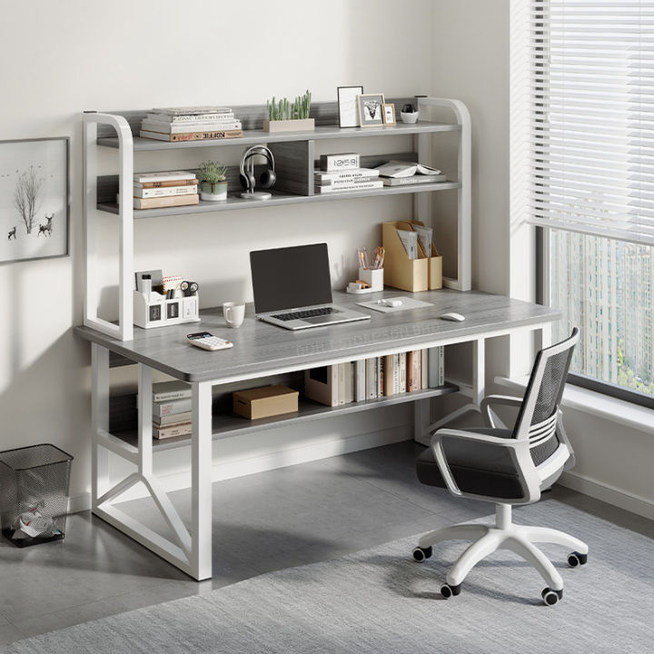 Modern Home Office Table 80/100/120cm Bookcase Computer Desks Wood ...