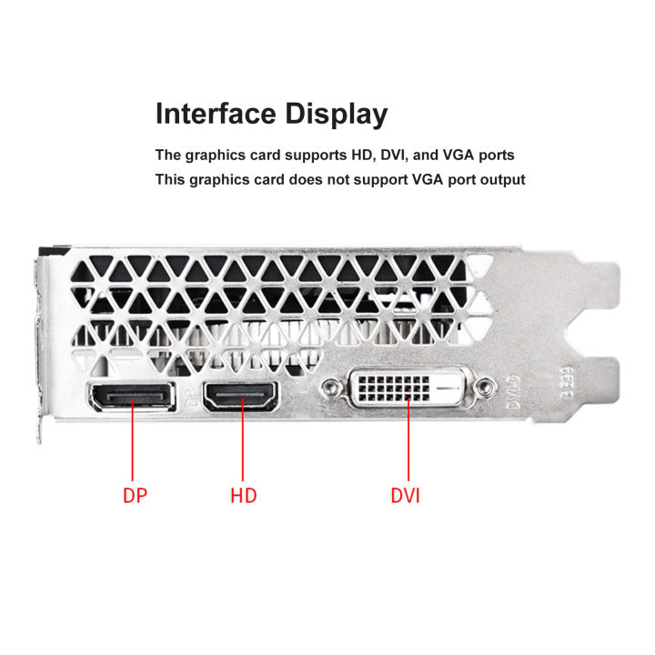 Gaming Graphics Card 6000MHz Plug and Play RX550 Graphics Card for ...