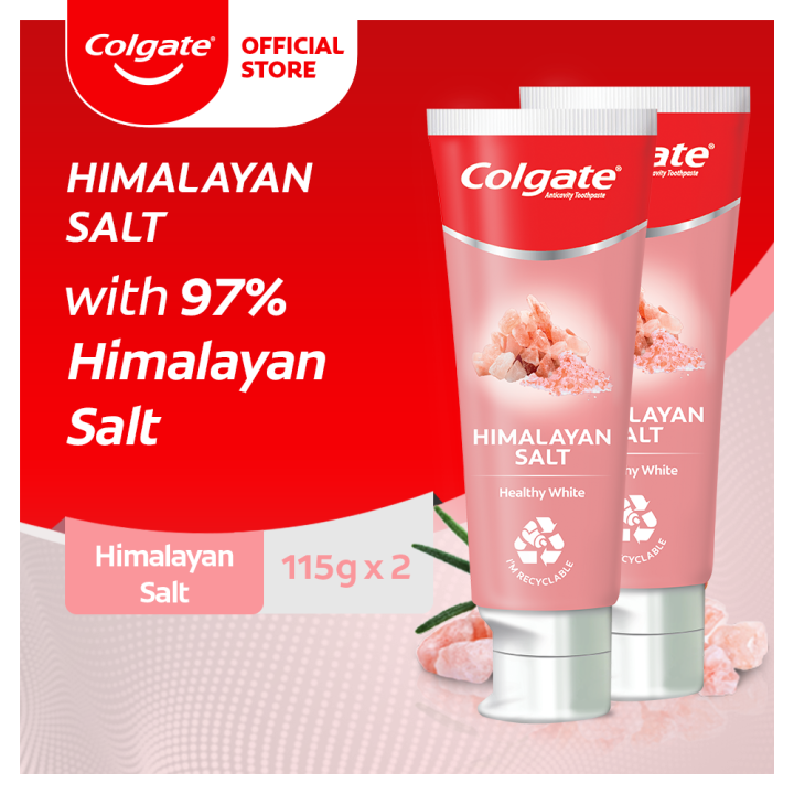 Colgate Naturals Himalayan Salt Toothpaste 115g Twin Pack | Lazada PH