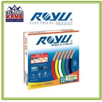 ROYU THHN / THWN ORIGINAL Stranded Wire #12 3.5mm2 7 strands 150 meters ...