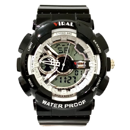 JAM TANGAN VIRAL DOUBLE TIME 1310 ANTI AIR 30M ORIGINAL | Lazada Indonesia