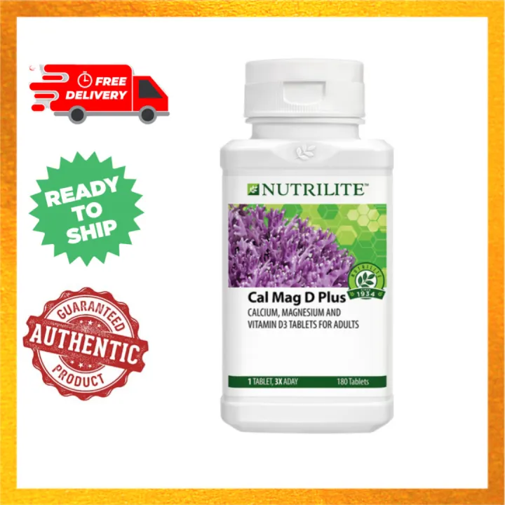 Amway NUTRILITE Cal Mag D Plus (180 tab) 100% Amway Supplement | Lazada