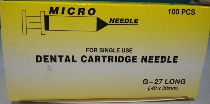 Dental Needle G-27 Long (100's pcs) | Lazada PH