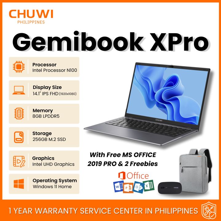 Chuwi Gemibook XPro Intel N100 14inches FHD 8GB memory 256GB SSD ...